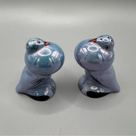 Kitchen | Vintage Japan Ceramic Iridescent Chest Puffer Bird Pigeon ...